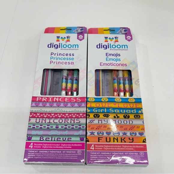 WowWee | Other | Wowwee Digiloom Princess Emoji Theme Kits New | Poshmark